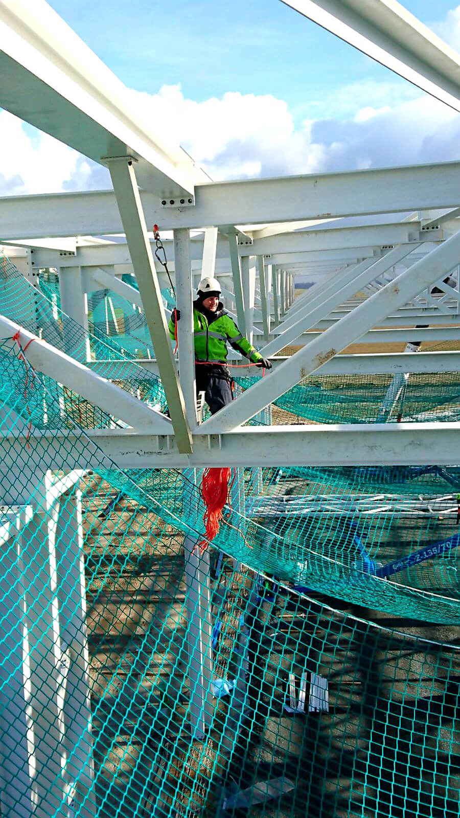 Arbeiten mit Absturzgefahr - Bluewater Climbing